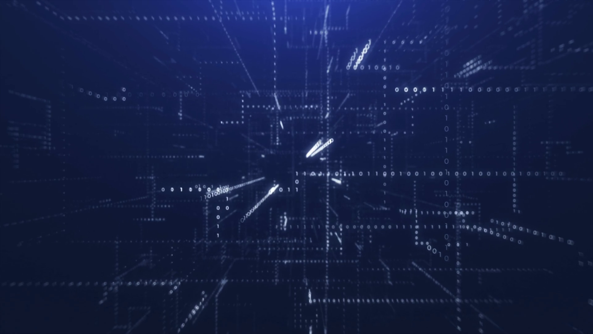 Blue Abstract Binary Code Background Stock Motion Graphics SBV ...