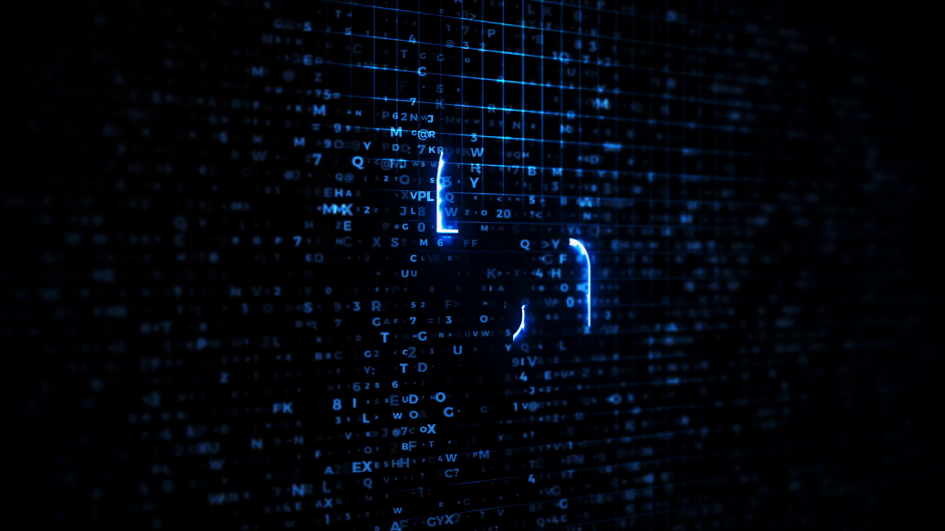 Script Digital Data Protection Concept Stock Footage SBV-336028611 ...