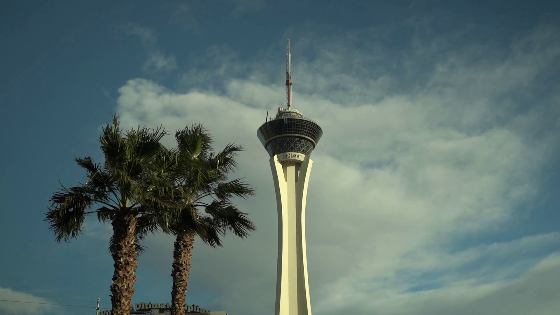 The Strat Building In Las Vegas Strip Nevada Stock Footage SBV ...