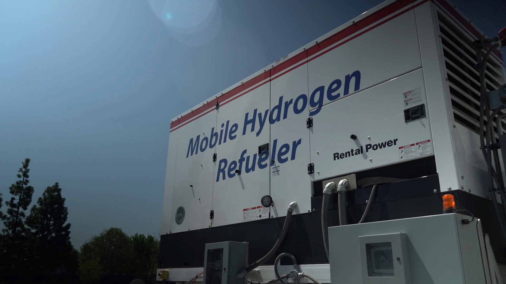 Mobile Hydrogen Refueler At Hydrogen Fueling Stock Footage SBV ...