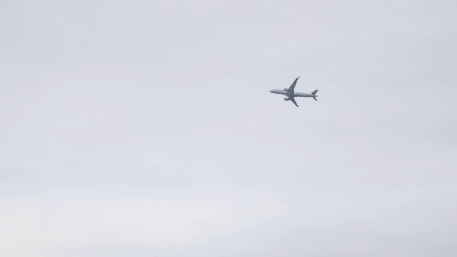 Airplane Flying Overhead In Slow Motion Stock Footage SBV-351943492 ...