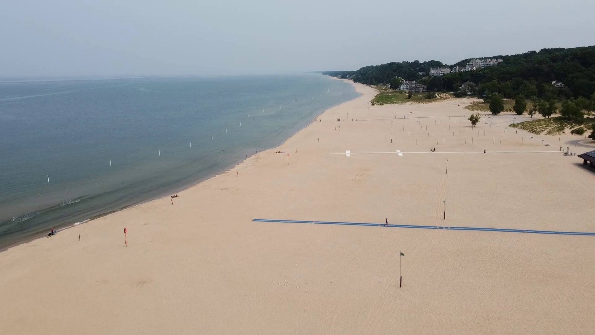 Holland State Park Beach Holland Michigan Stock Footage SBV-347733543 ...