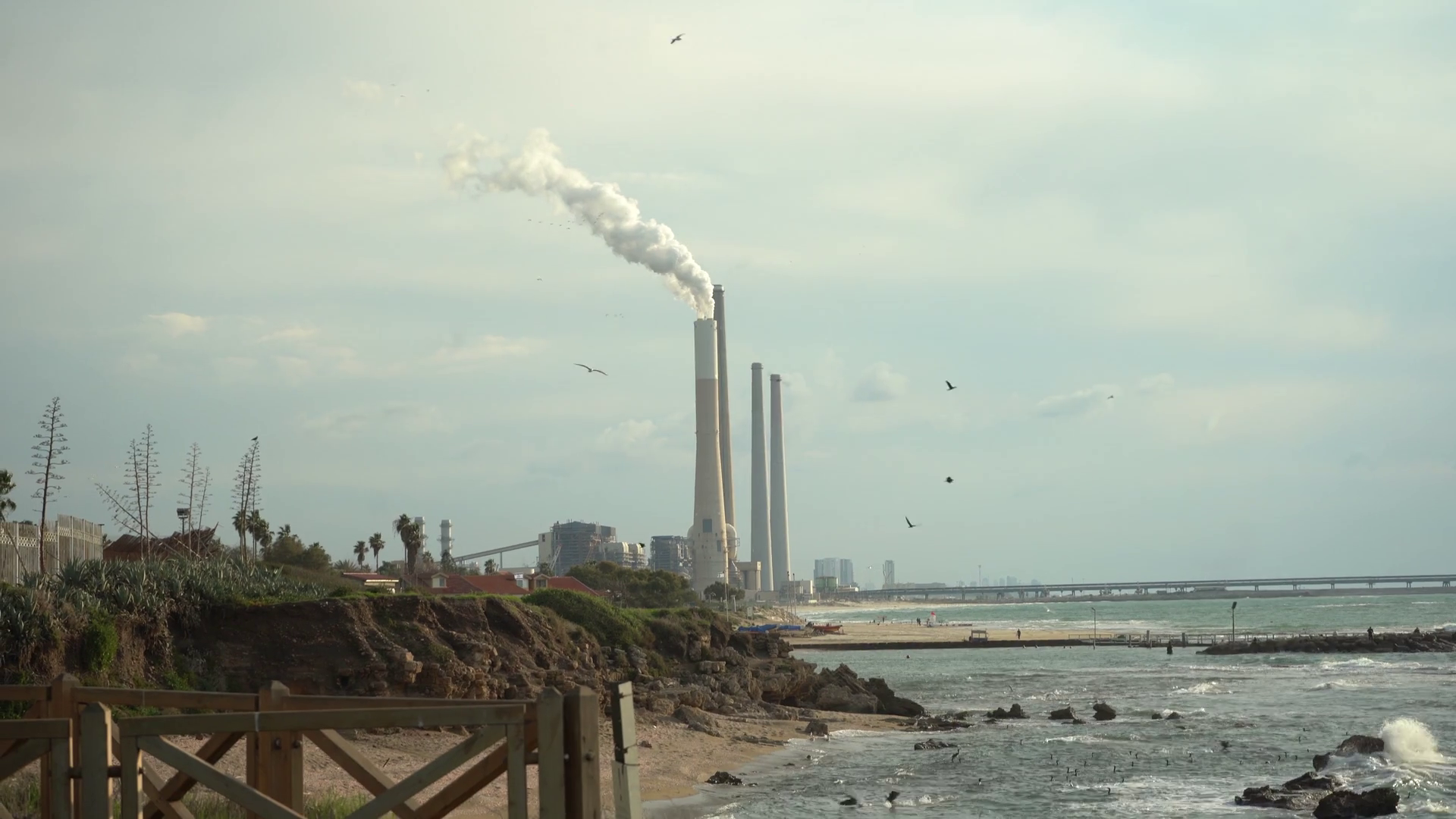Smog Pollution In Israel Stock Footage SBV-347412154 - Storyblocks