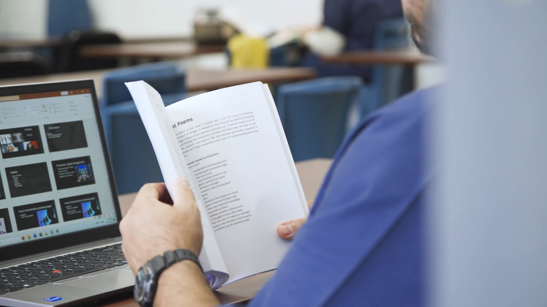 Latino Inmate Reading In Prison Classroom Stock Footage SBV-351741276 ...