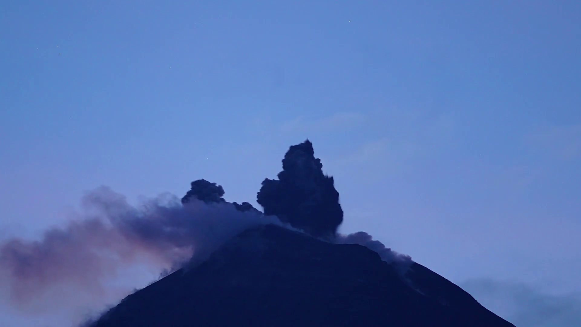 Volcanic Lightning In Ash Clouds During Stock Footage SBV-320054042 ...