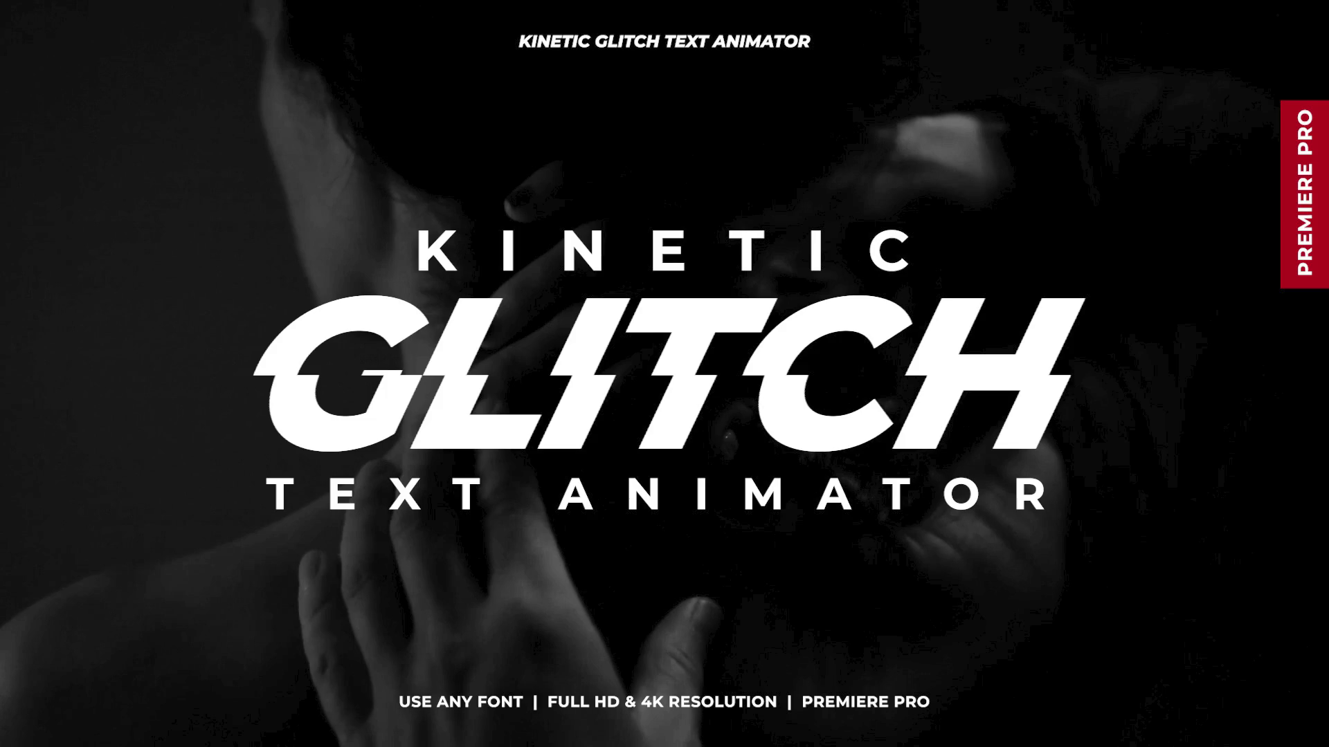 Premiere Pro Template: Kinetic Glitch Text Animator Presets SBV ...
