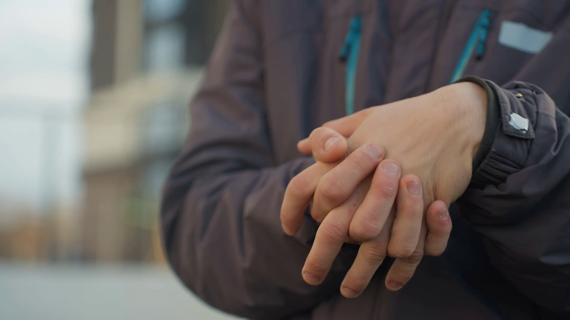 Close-up Of Hands Clasped Tightly Together Stock Footage SBV-351727885 ...