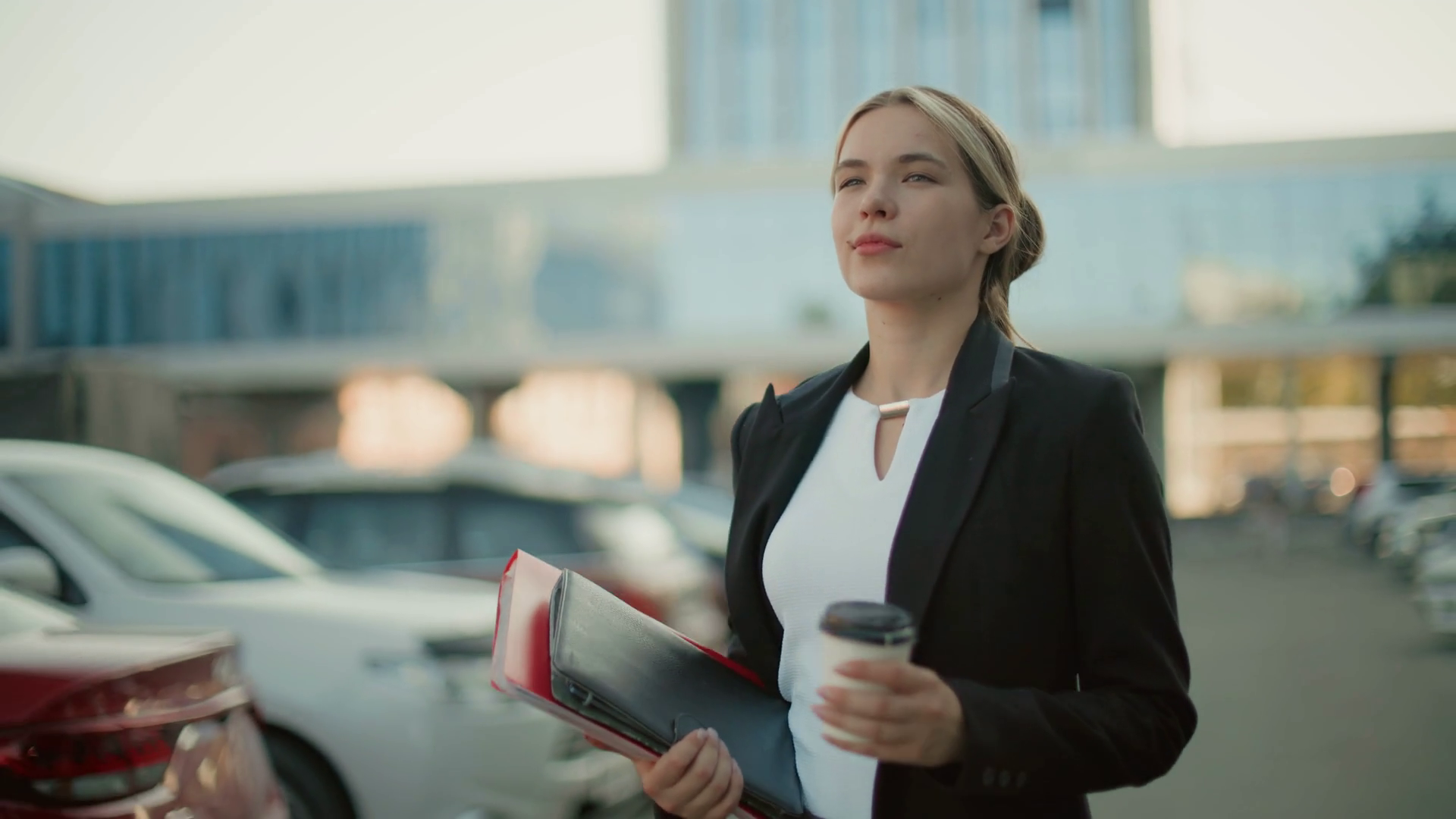 Elegant Female Banker Walking Confidently Stock Footage SBV-351937484 ...