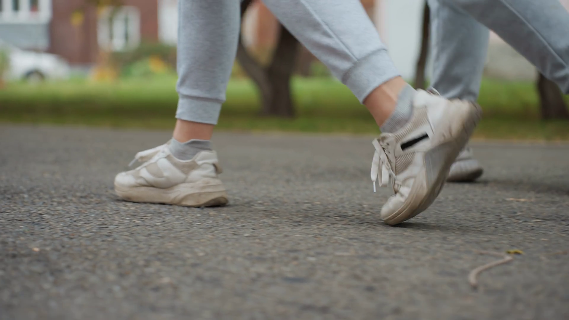 Side Leg View Of Athletes Walking Side Side Stock Footage SBV-351957893 ...