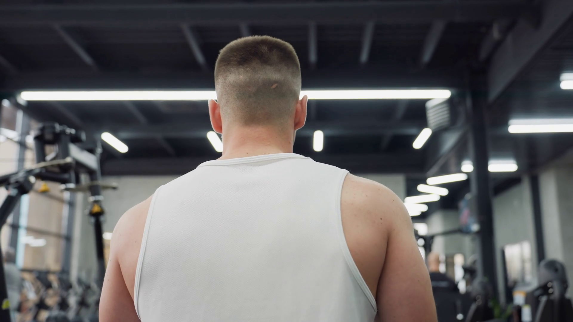 Shoulder Back View Of Muscular Fitness Stock Footage SBV-352083937 ...