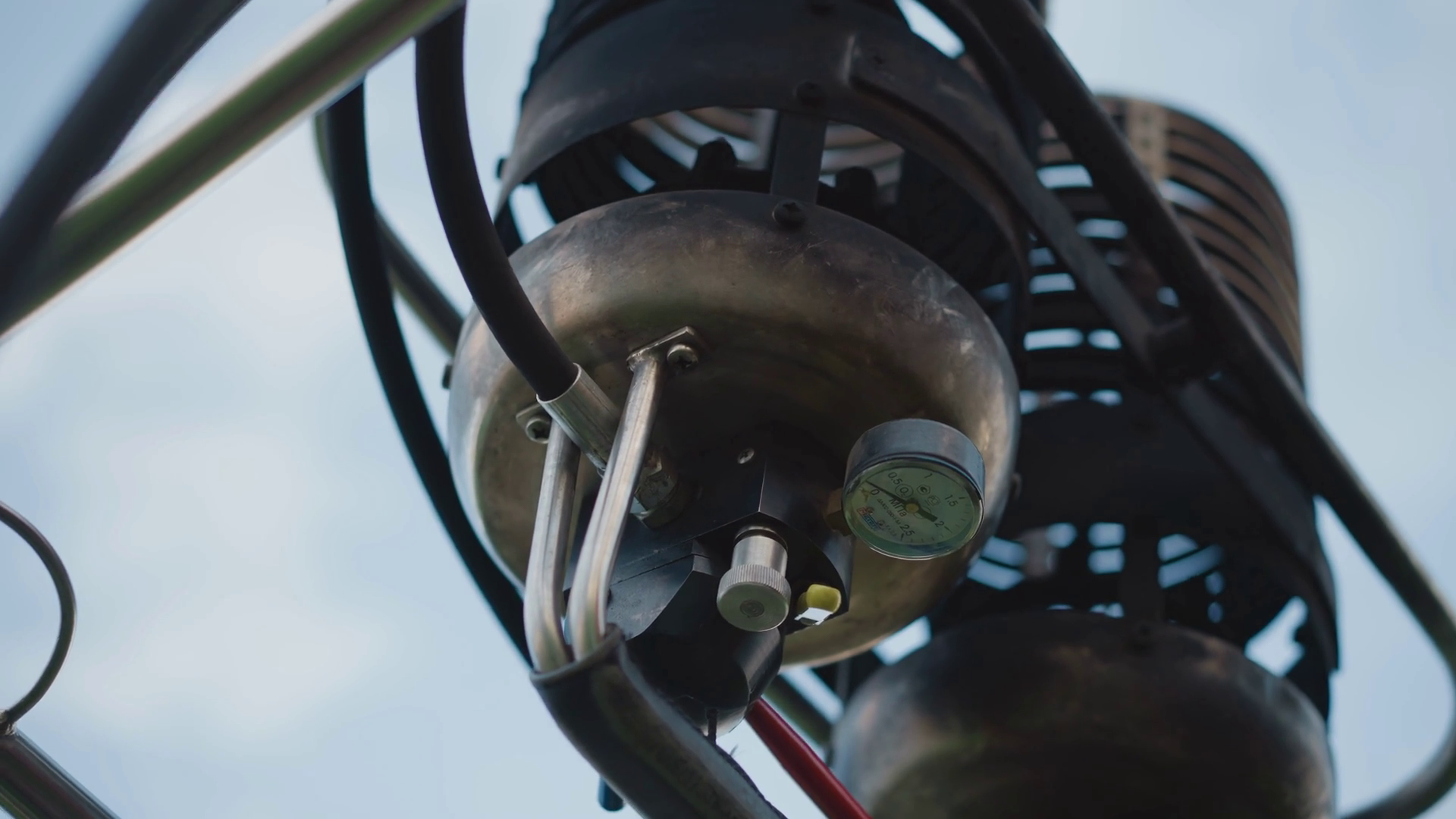 Close Up Of Hot Air Balloon Burner Shaking Stock Footage SBV-352472639 ...