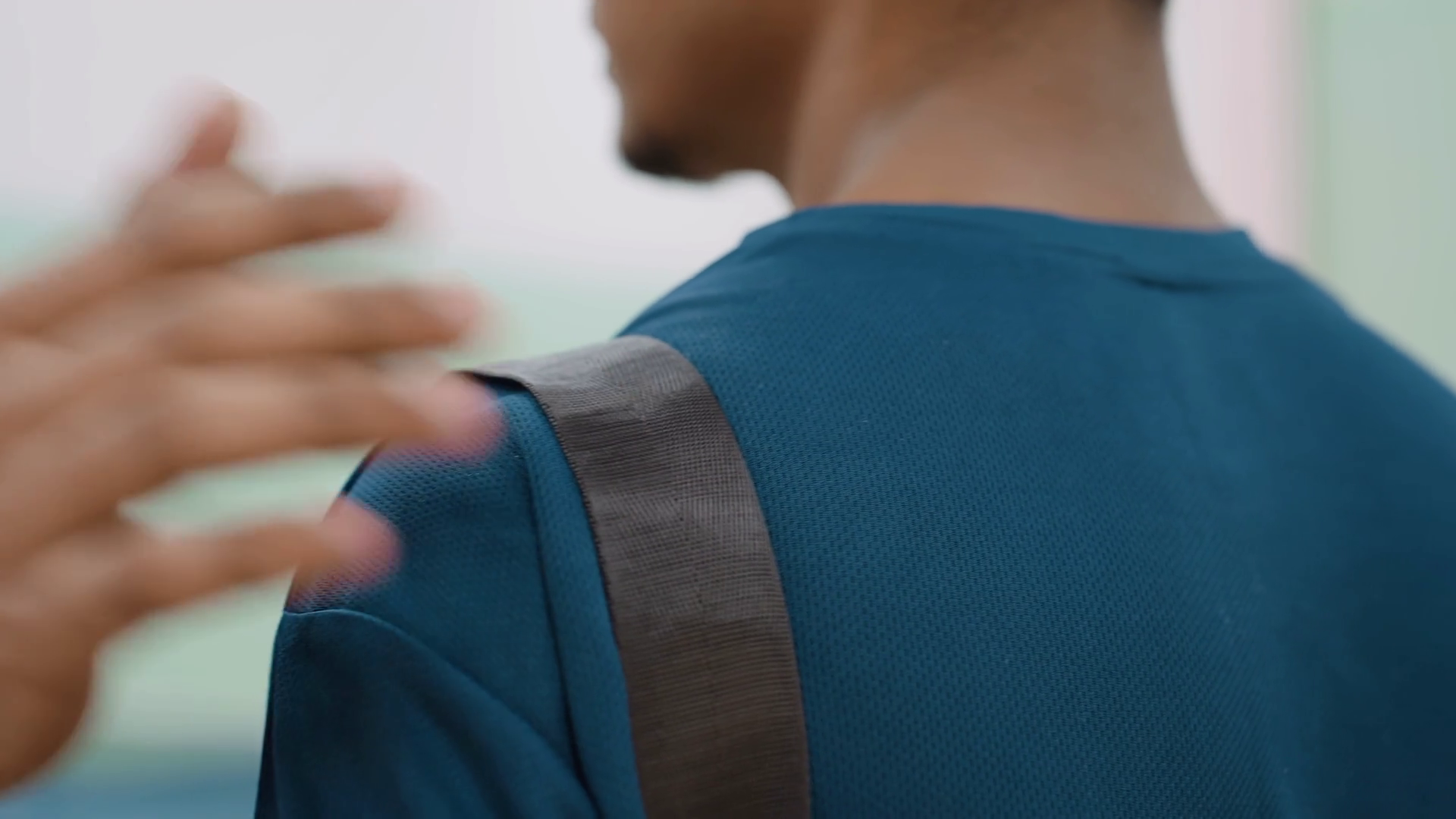 Close Up Of Hand Tapping Man On Shoulder Stock Footage SBV-352762334 ...