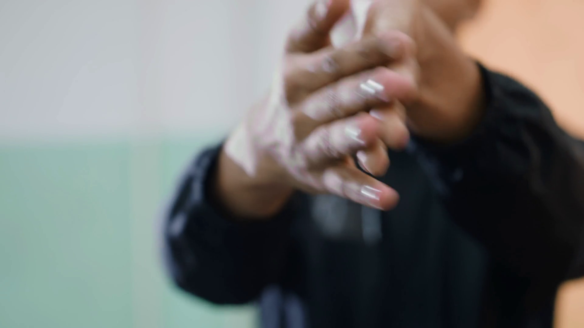Close Up Of Tennis Player Practicing Wrist Stock Footage SBV-352762463 ...