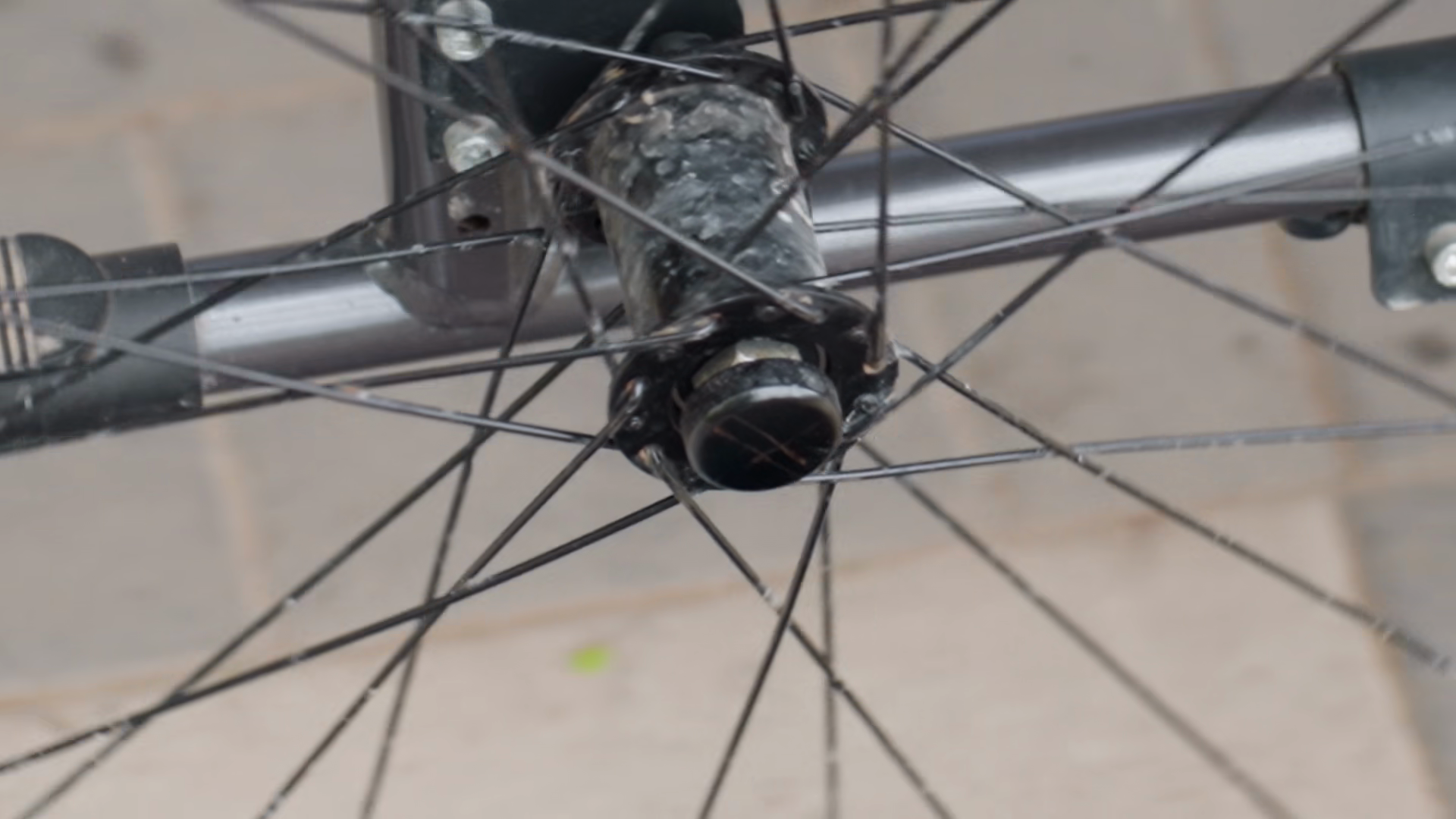 Close Up Wheelchair Wheel Hub Shows Corroded Stock Footage SBV ...