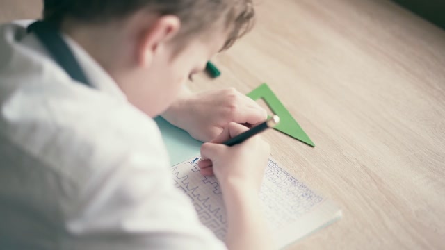 Kid Writing Stock Footage: Royalty-Free Video Clips - Storyblocks