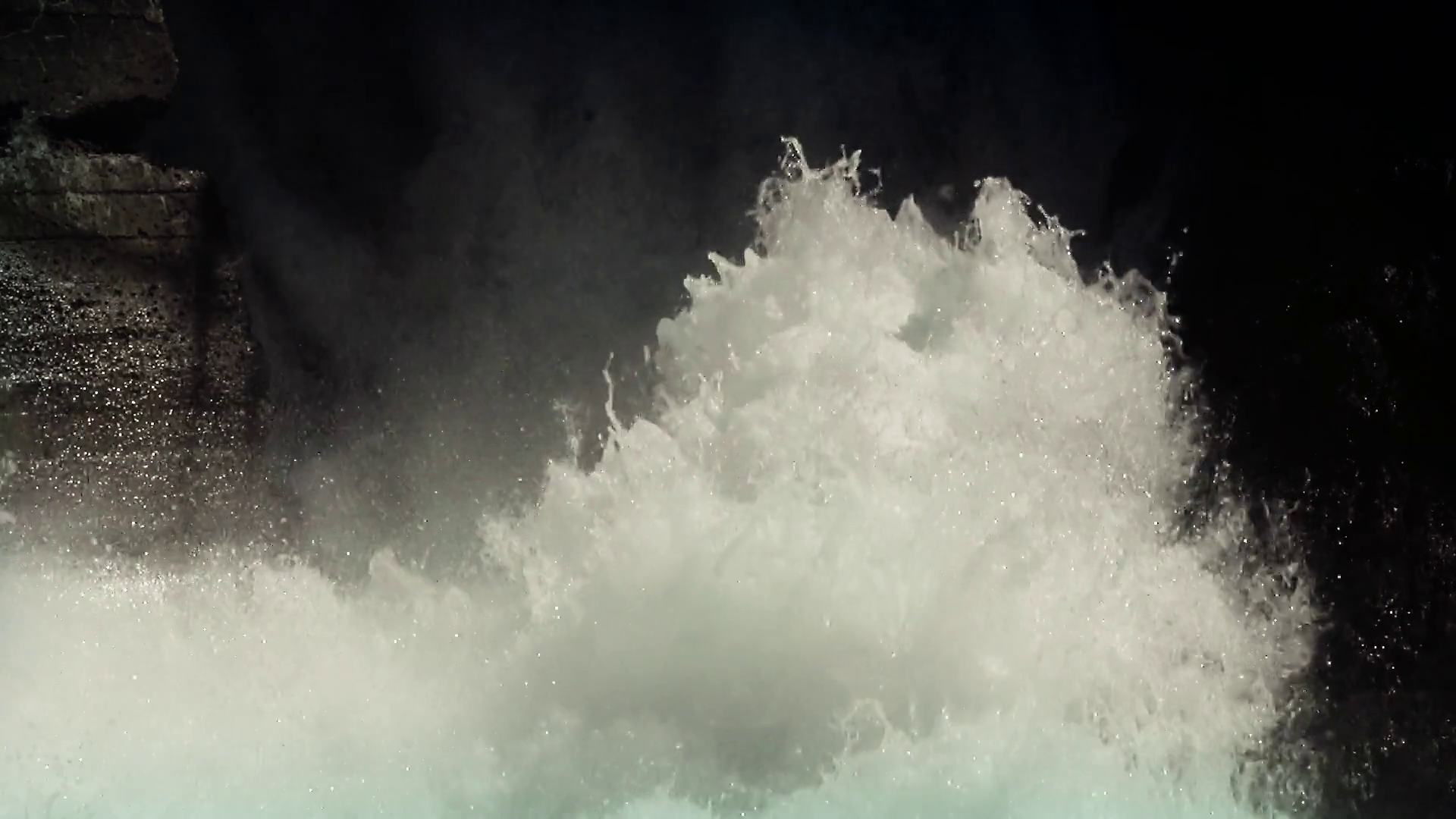 Foaming Water On Hydroelectric Power Station Stock Footage SBV ...