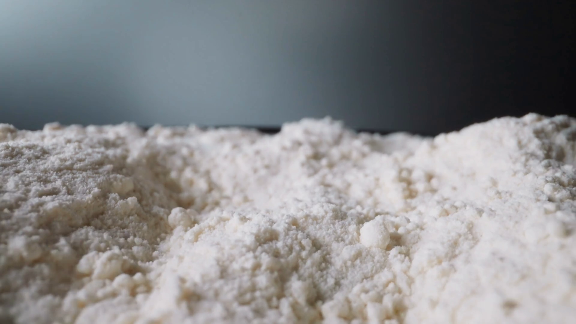 Baker Cleans Flour From Lumps In Kitchen Stock Footage SBV-347745384 ...