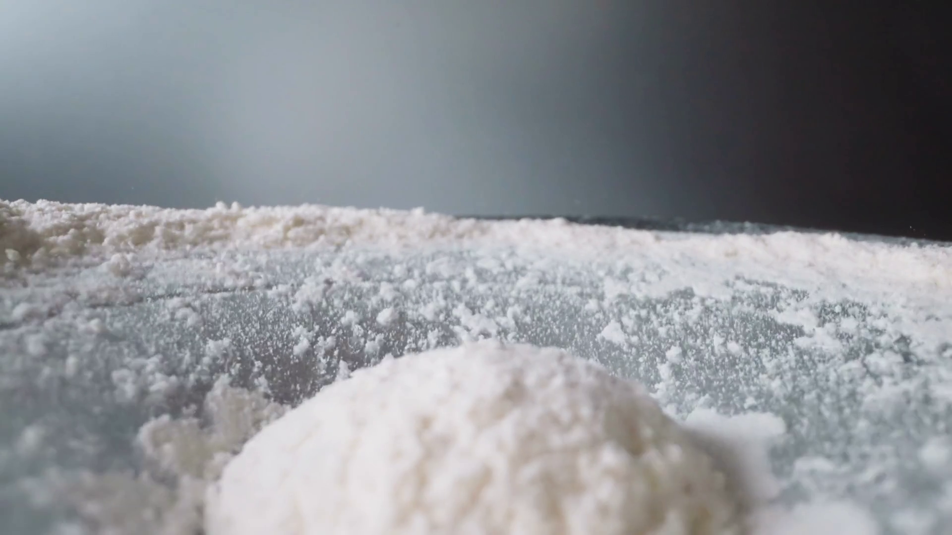 Pile Of White Starch Bounces Spills Into Stock Footage SBV-347745409 ...