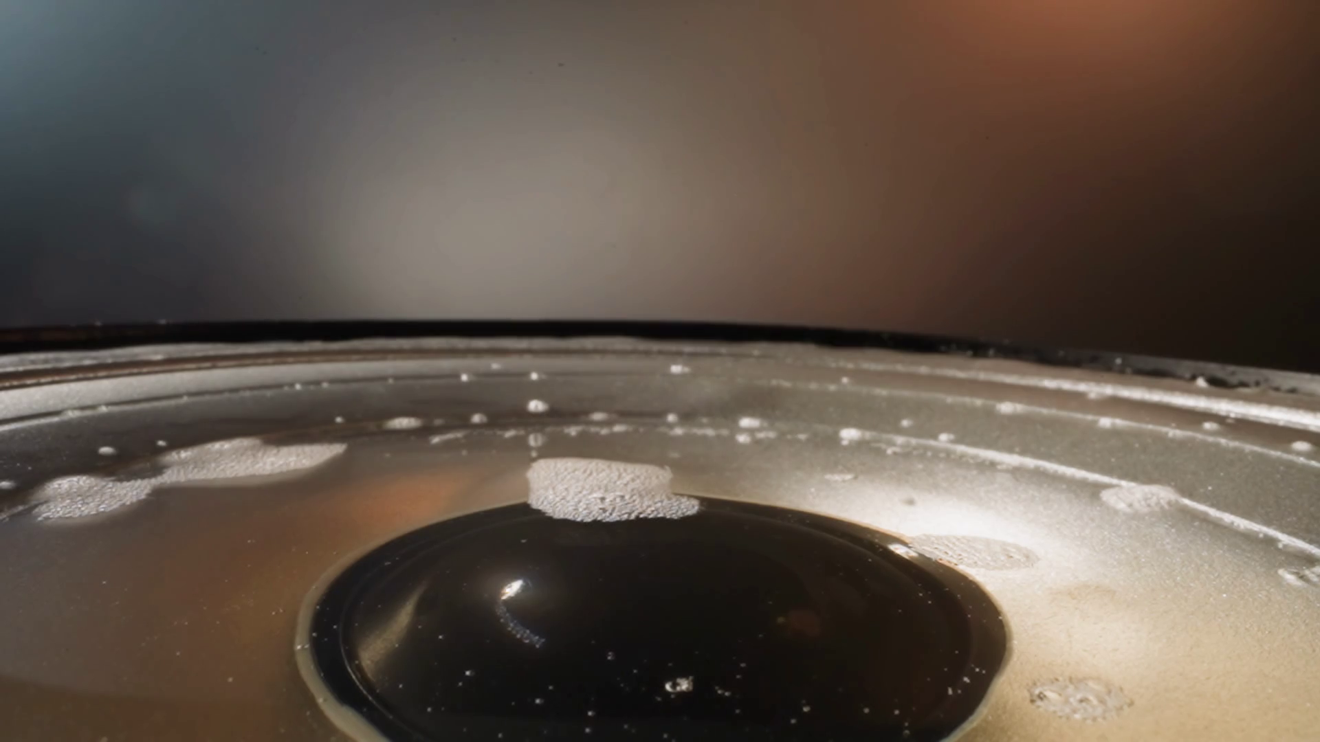 Layer Of Transparent Water With Foam On Stock Footage SBV-347745398 ...