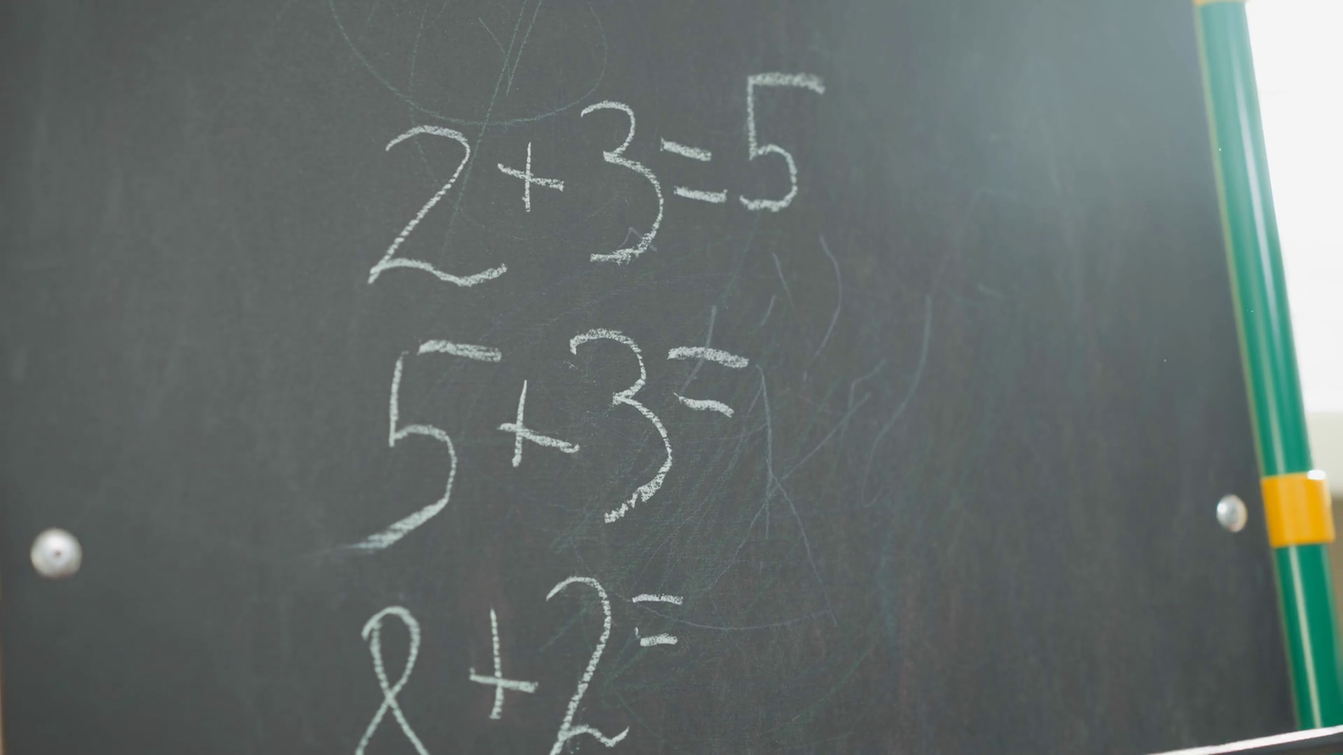 Tutor Shows Unsolved Maths Task Written On Stock Footage SBV-348400045 ...