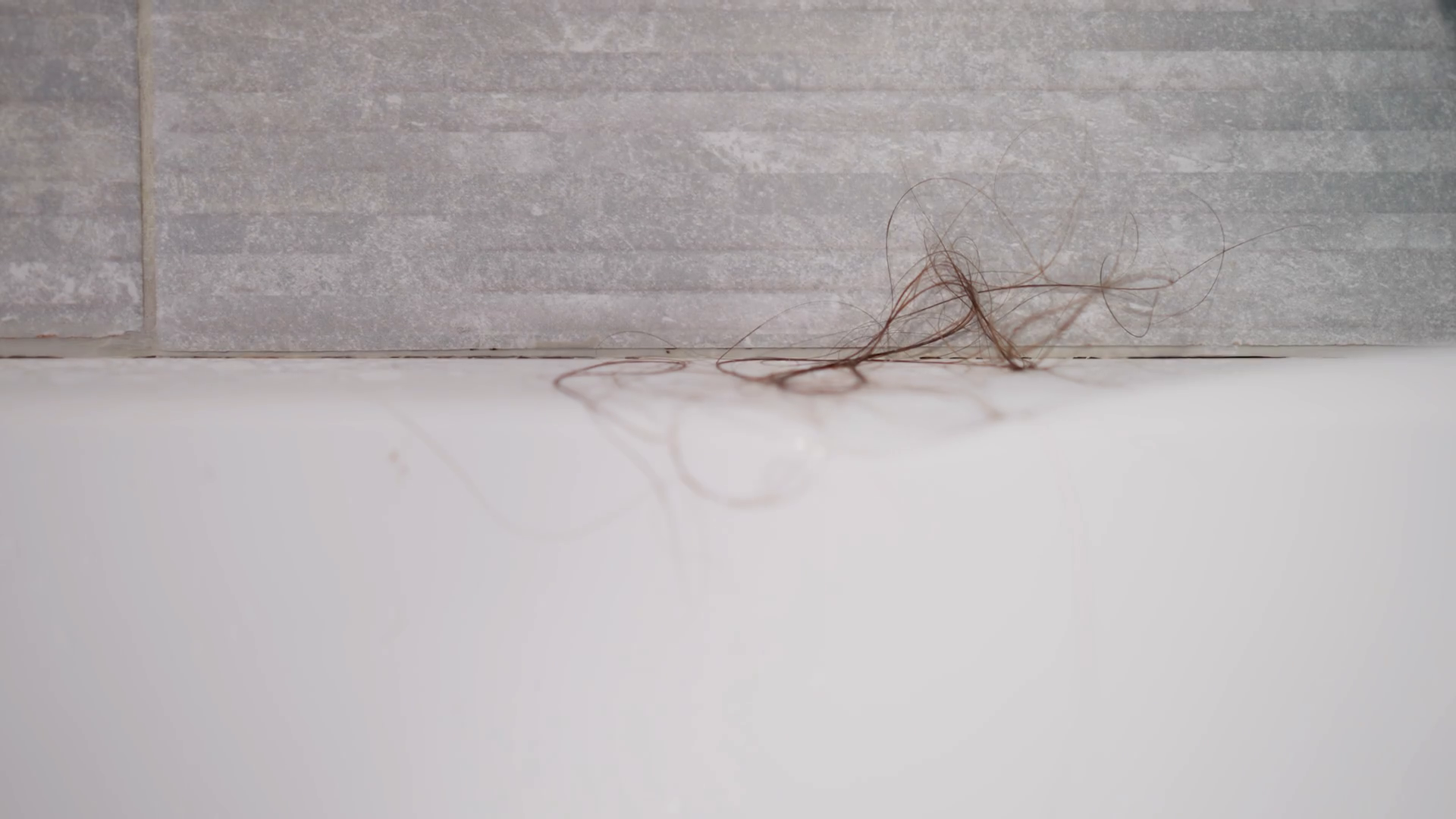 Hand Collects Fallen Hair From Walls Of Stock Footage SBV-348566528 ...