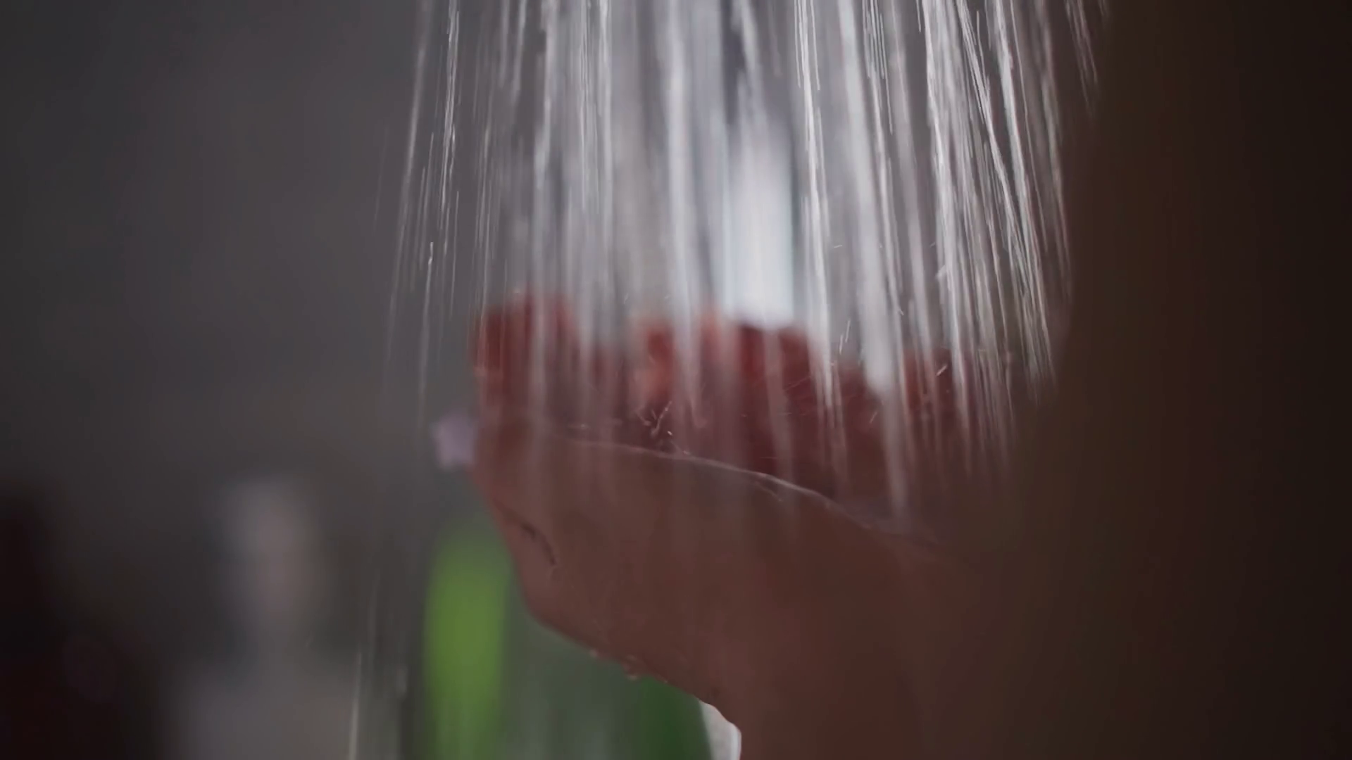 Woman Enjoys Hot Water Holding Hands Under Stock Footage SBV-348626640 ...