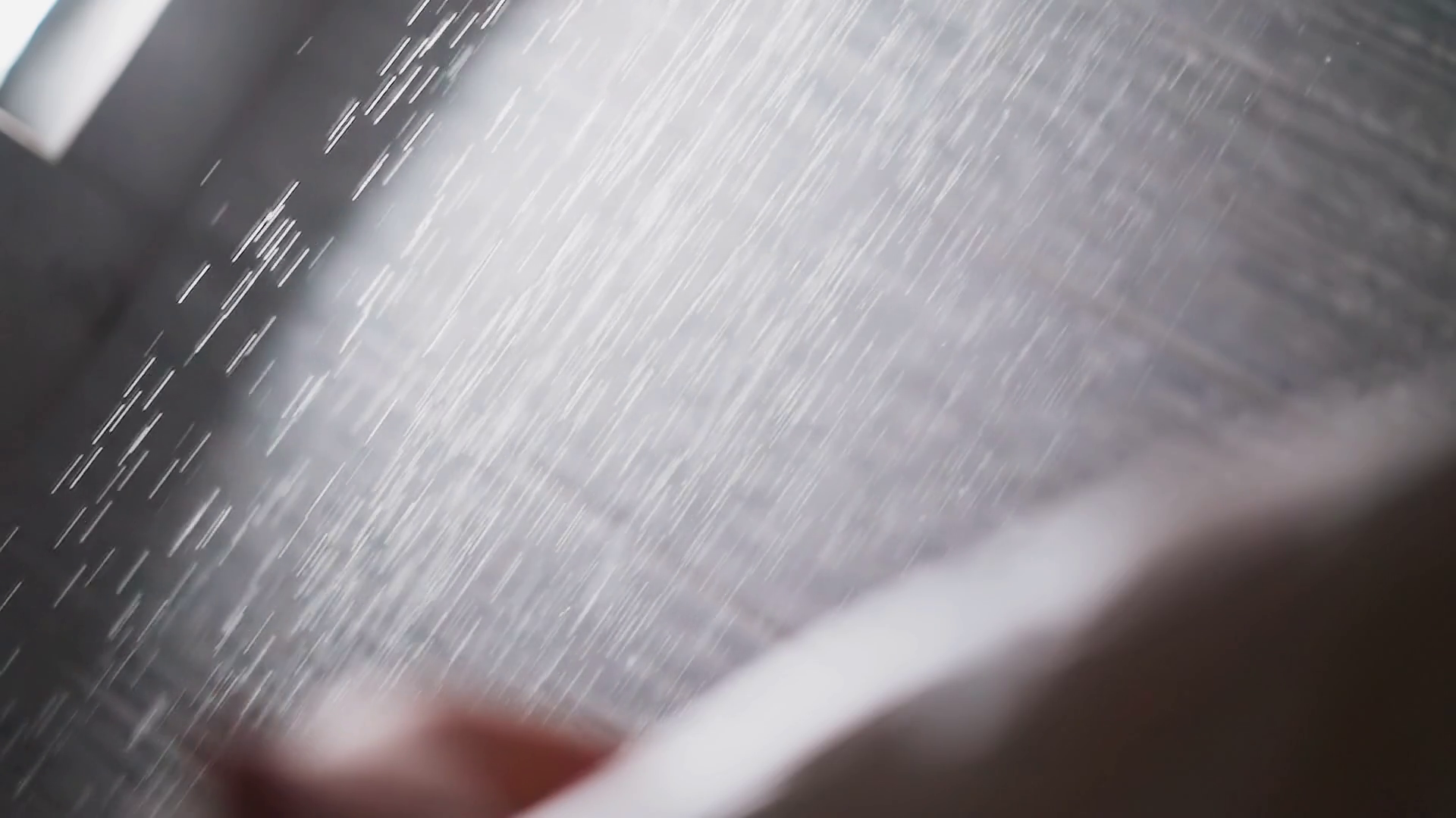 Shower Drips Down Blurry Woman View In Stock Footage SBV-348627508 ...