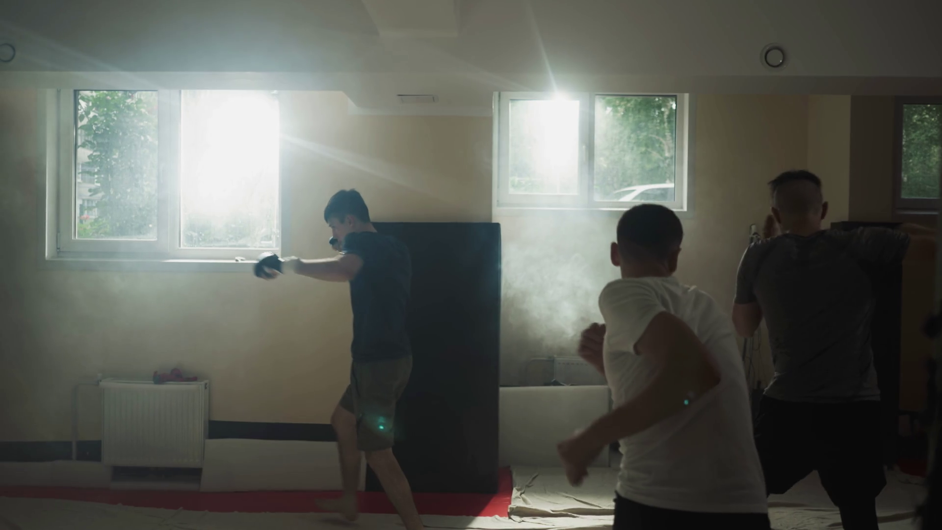 Male Boxers Execute Proper Punching Stock Footage SBV-348691038 ...