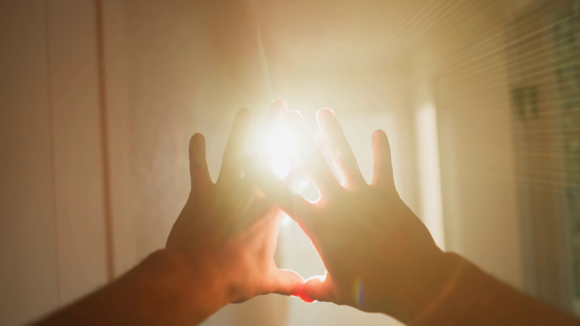 First-person View Walking Hands Blocking Stock Footage SBV-348804287 ...