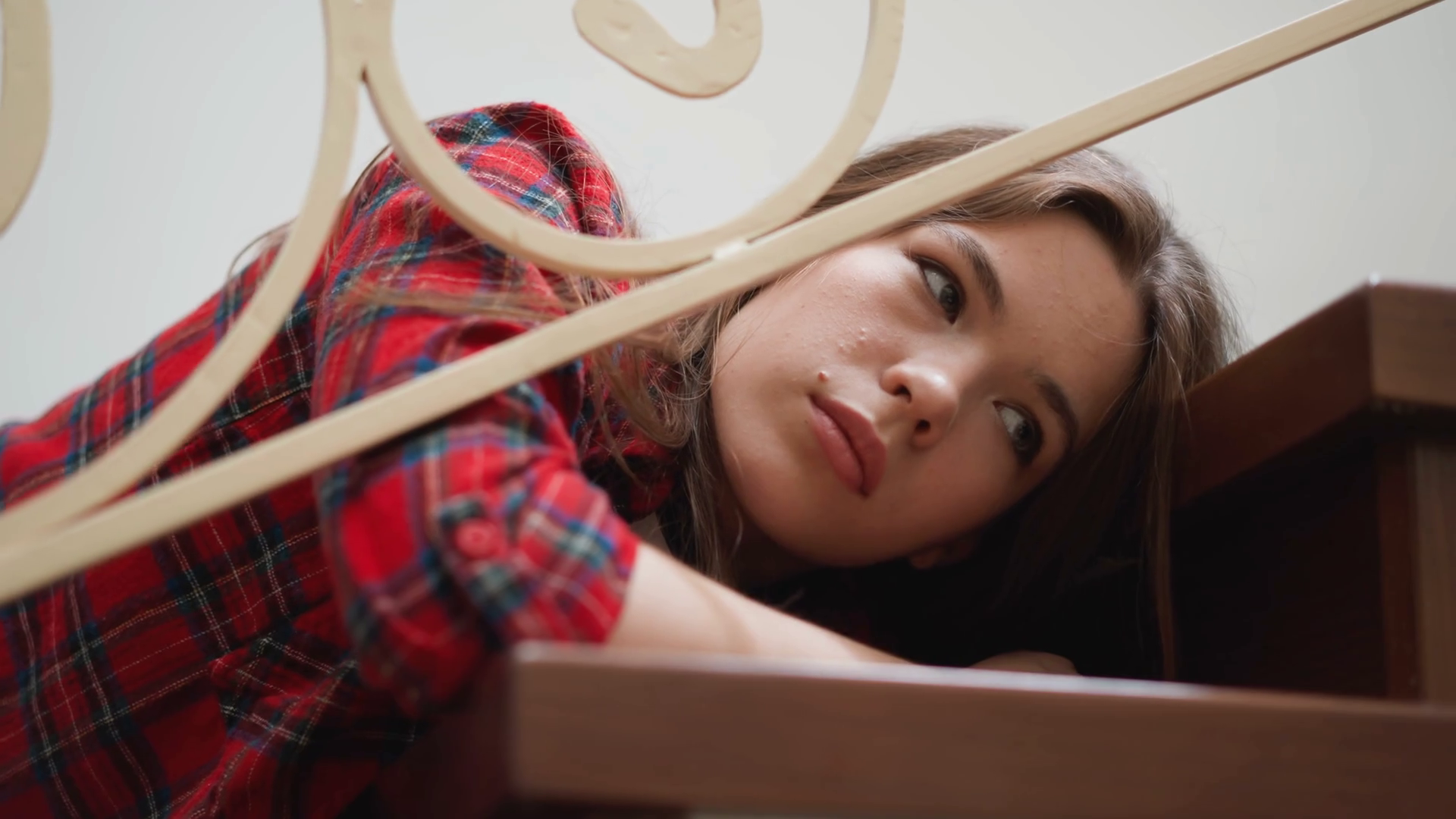 Bored Woman Performs Sadness On Steps Stock Footage SBV-348834606 ...