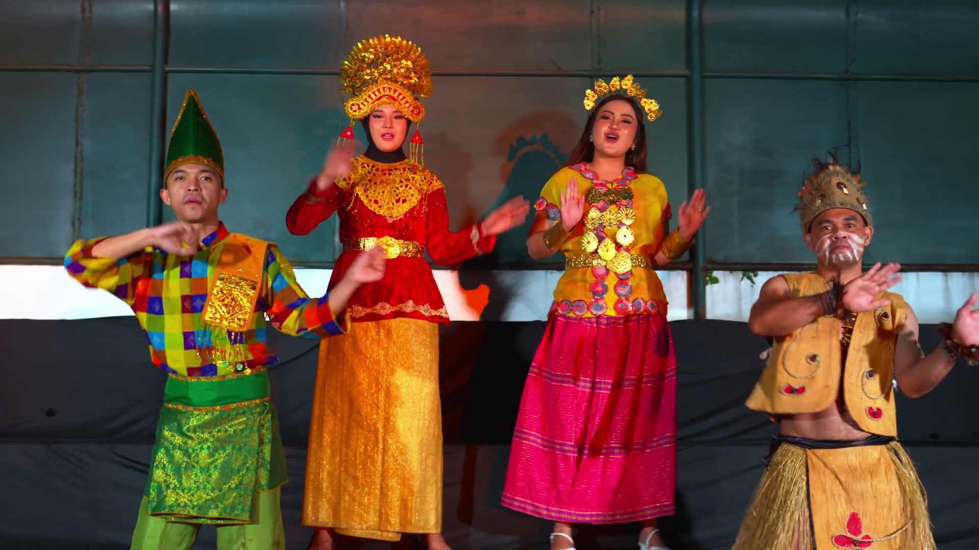 Traditional Filipino Dance Performance Stock Footage SBV-349389181 ...