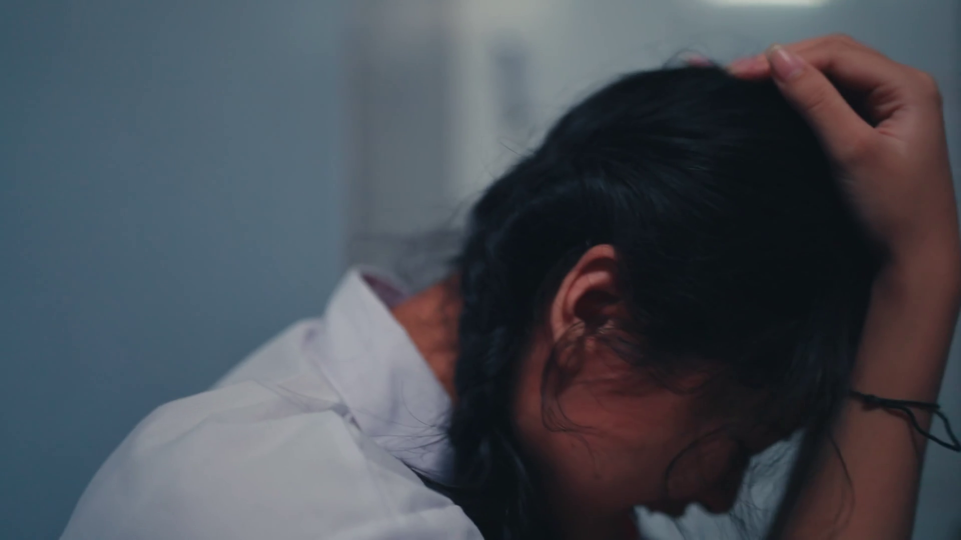 A High School Teenager Crying Down Was Stock Footage SBV-347753061 ...