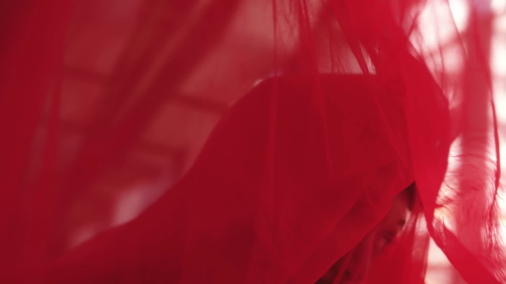 An Asian Man In Red Cloth Dances With Lithe Stock Footage SBV-348462604 ...