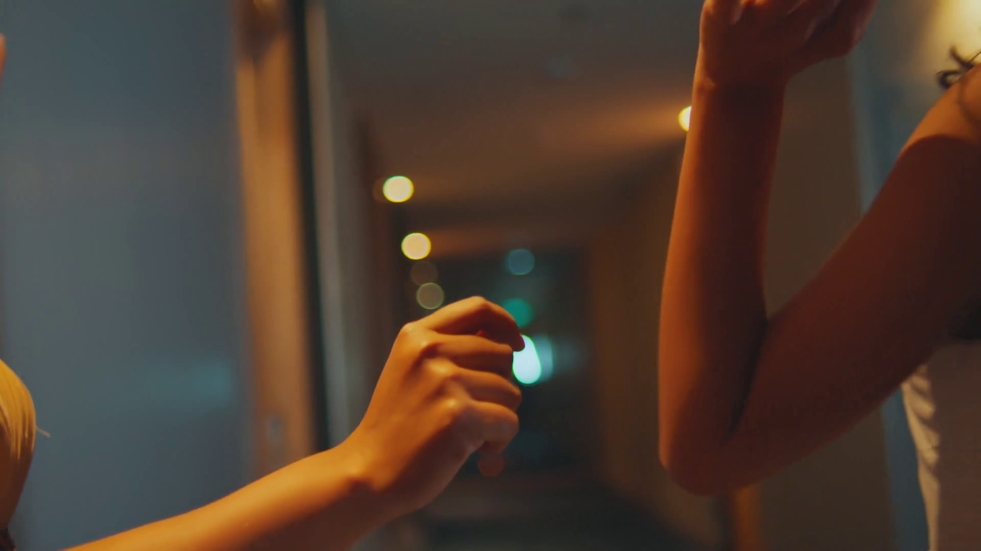 A Group Of Ladies Of Night Walking In Hotel Stock Footage SBV-348410263 ...