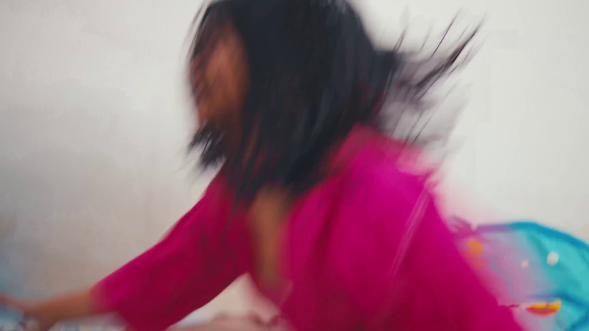 An Asian Woman Throws Tantrum Cries In Stock Footage SBV-348410079 ...