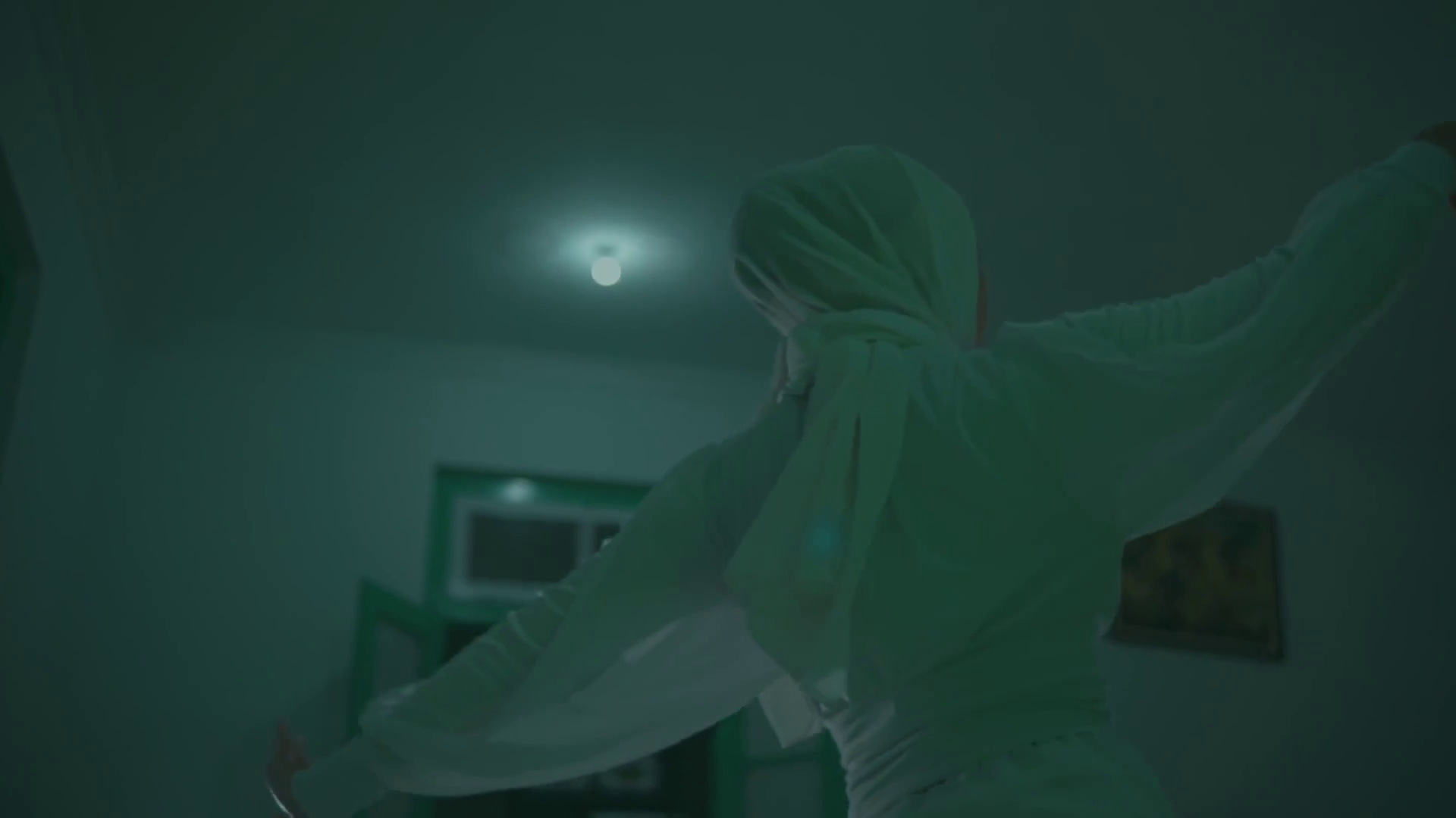 Two Muslim Women Dance Together Very Agilely Stock Footage SBV ...