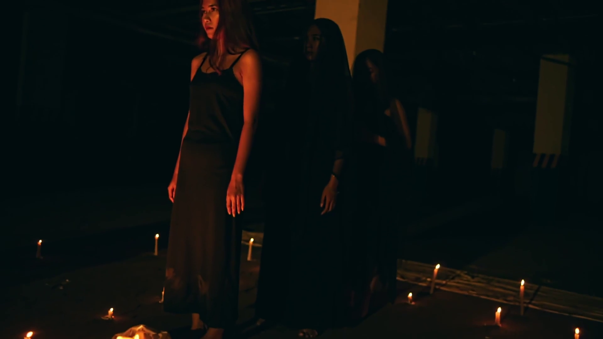 A Group Of Asian Women Perform Spirit Stock Footage SBV-347767758 ...