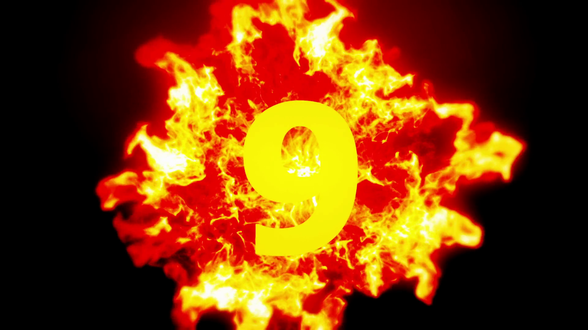 Fire CountDown Timer Motion Background 00:10 SBV-315873198 - Storyblocks