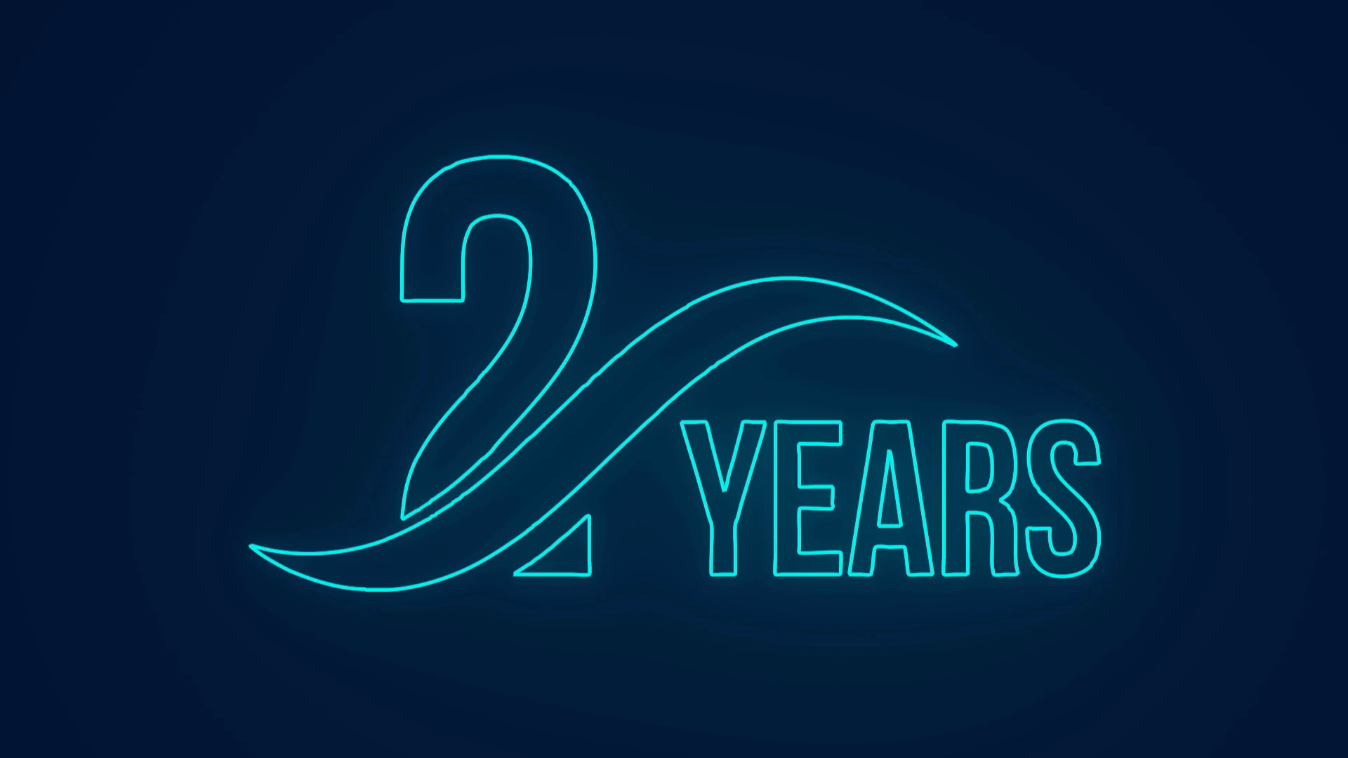 Two Year Completed Anniversary Event Stock Motion Graphics SBV ...