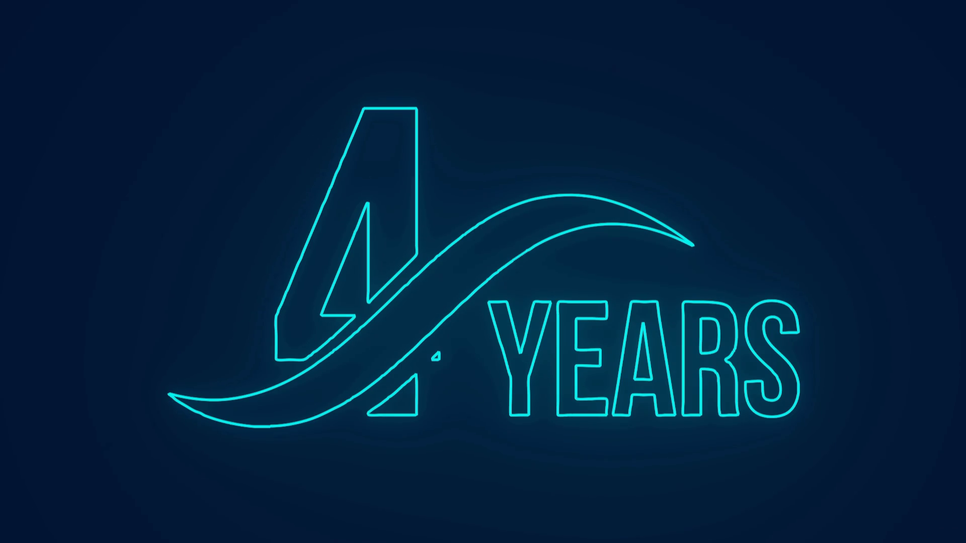 4 Years Completed Anniversary Event Stock Motion Graphics SBV-348677073 ...