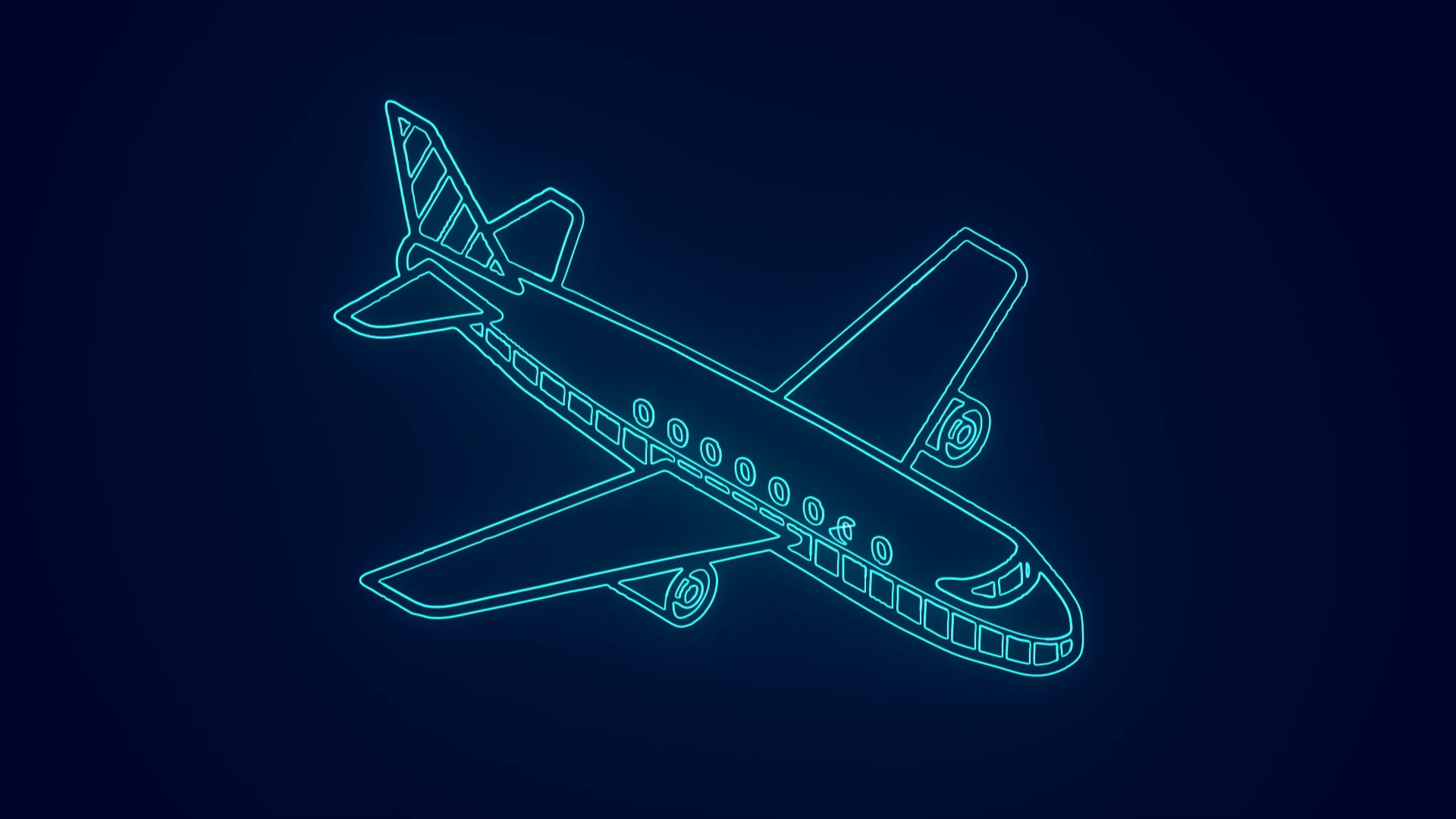 Airplane Aviation Transport Concept Stock Motion Graphics SBV-347341690 ...