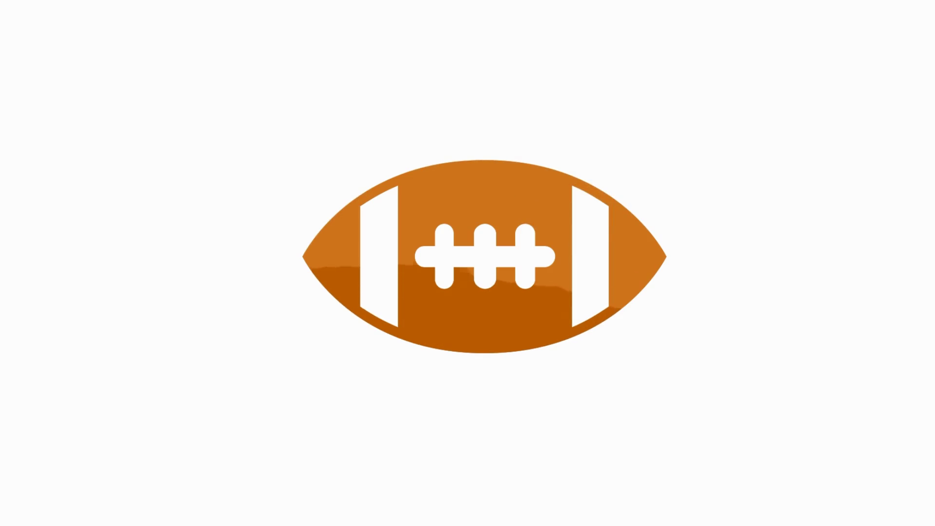 American Football Sports Flat Logo Animation Stock Motion Graphics SBV ...