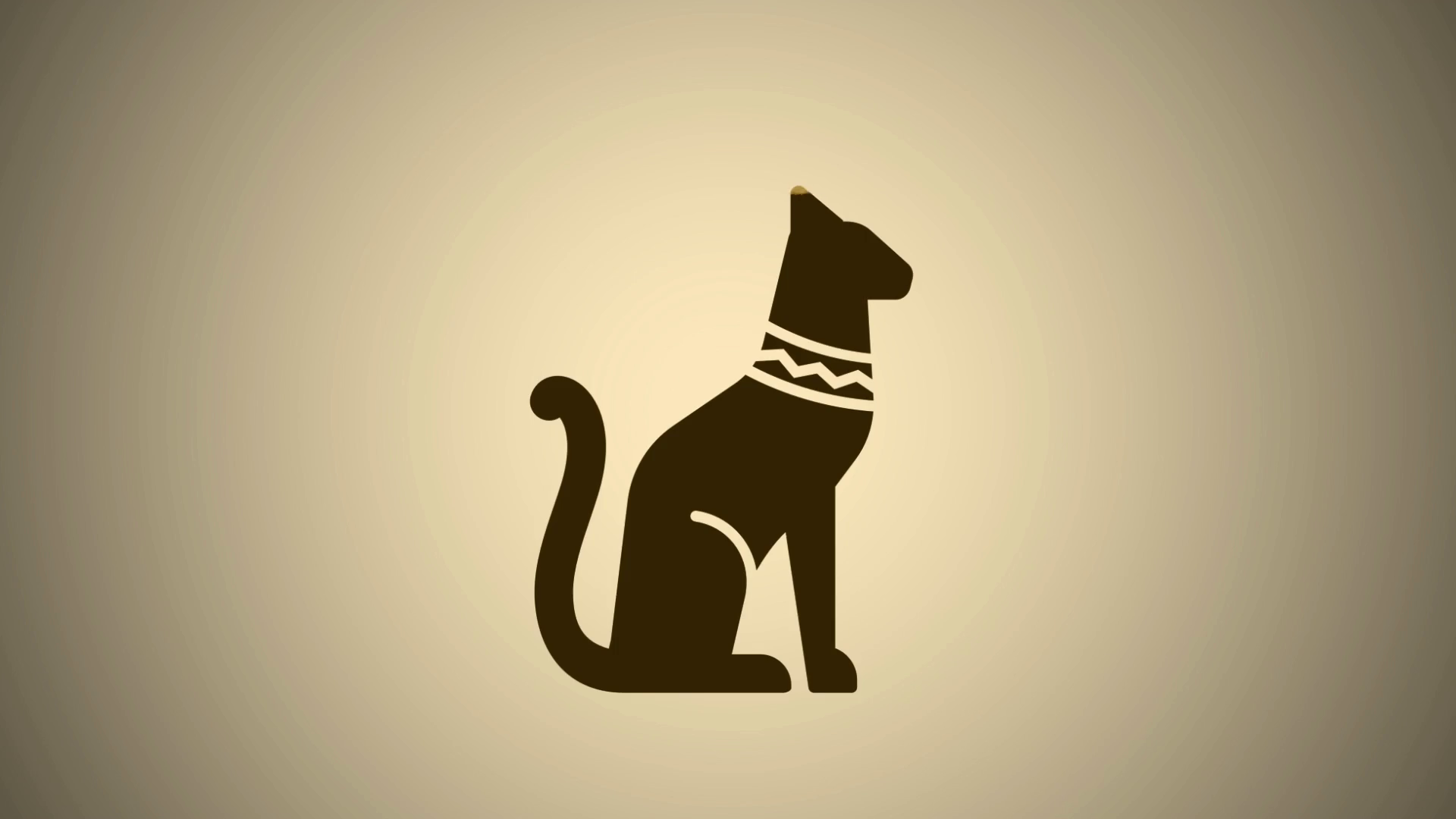 Ancient Egyptian Bastet Cat Worshipped Stock Motion Graphics SBV ...
