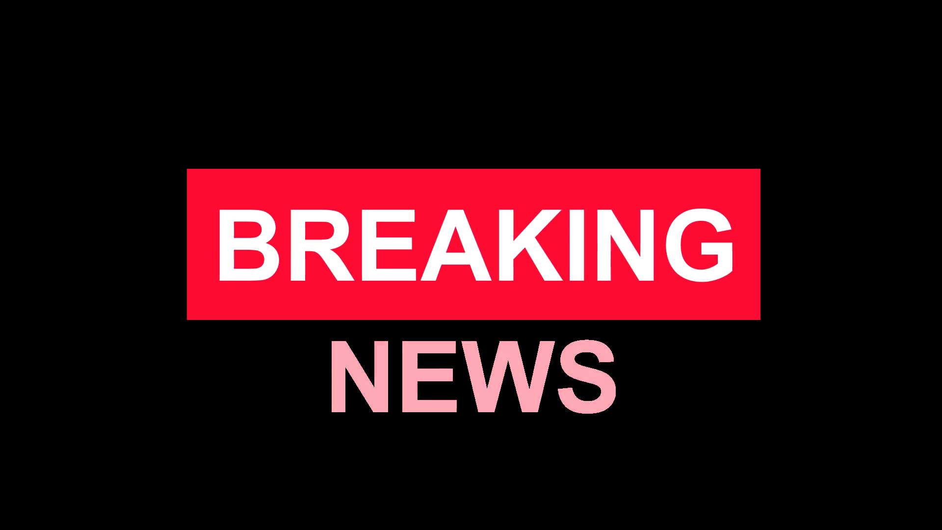 Breaking News Red Sign News Channels Alpha Stock Motion Graphics SBV ...