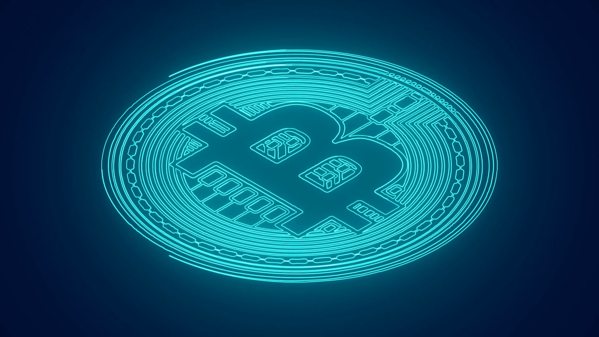 Bitcoin Cryptocurrency Payments Isometric Stock Motion Graphics SBV ...