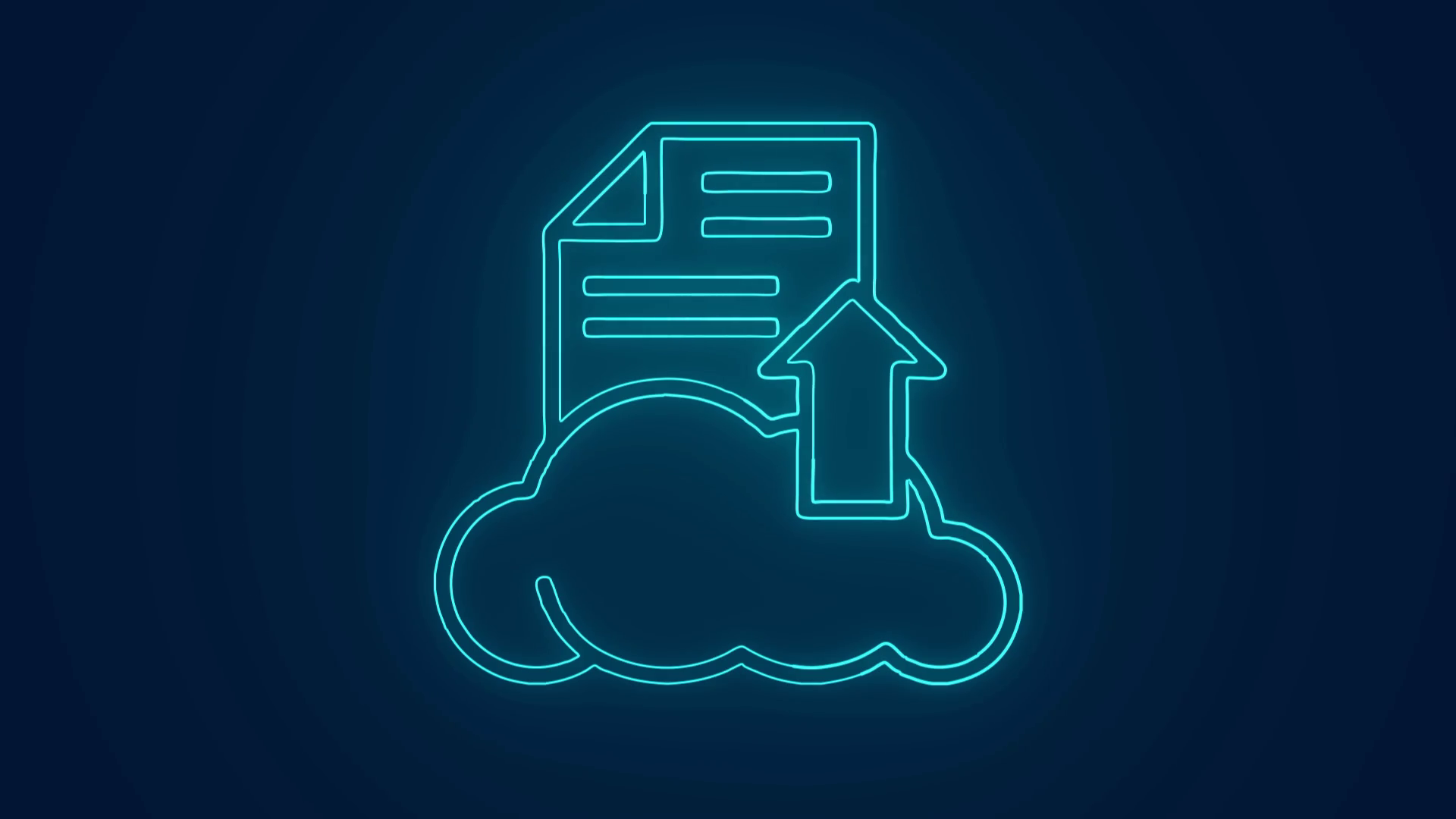 Uploading Files To Cloud Server Database Stock Motion Graphics SBV ...