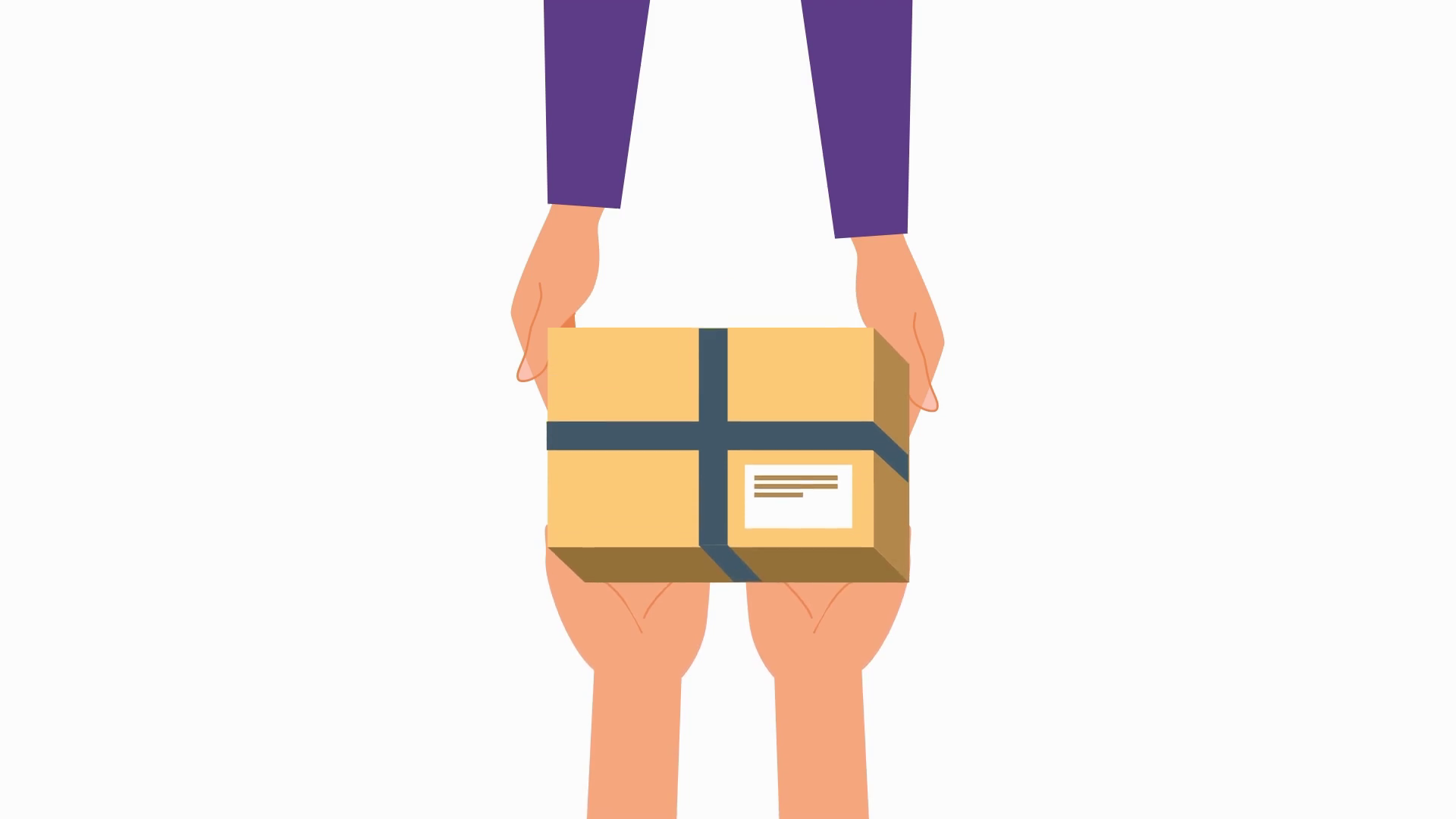 Delivering Order To Customer Ecommerce Stock Motion Graphics SBV ...