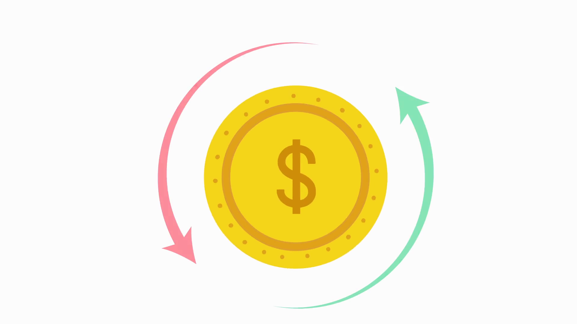 Us Dollar To Rupee Currency Conversion Stock Motion Graphics SBV