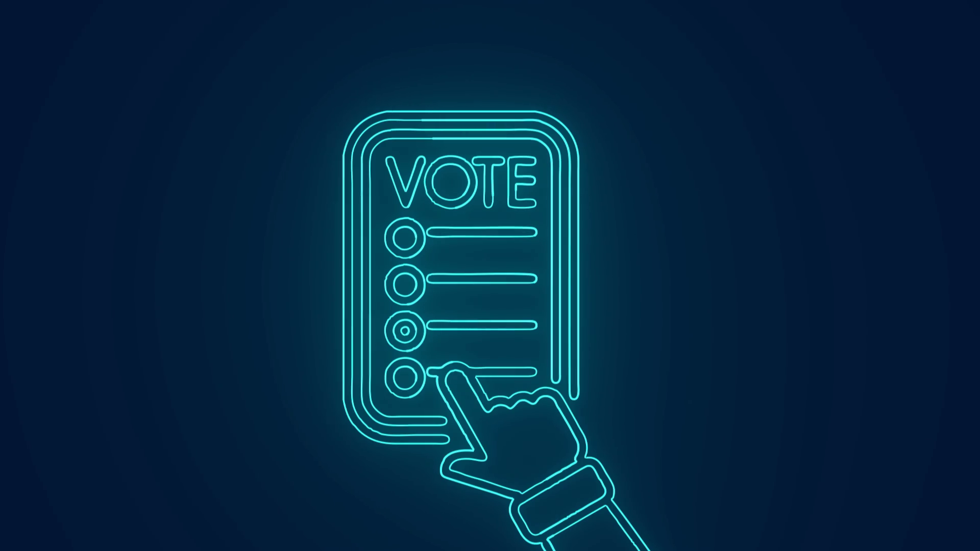 Election Voting Online Voter Choosing Leader Stock Motion Graphics SBV ...