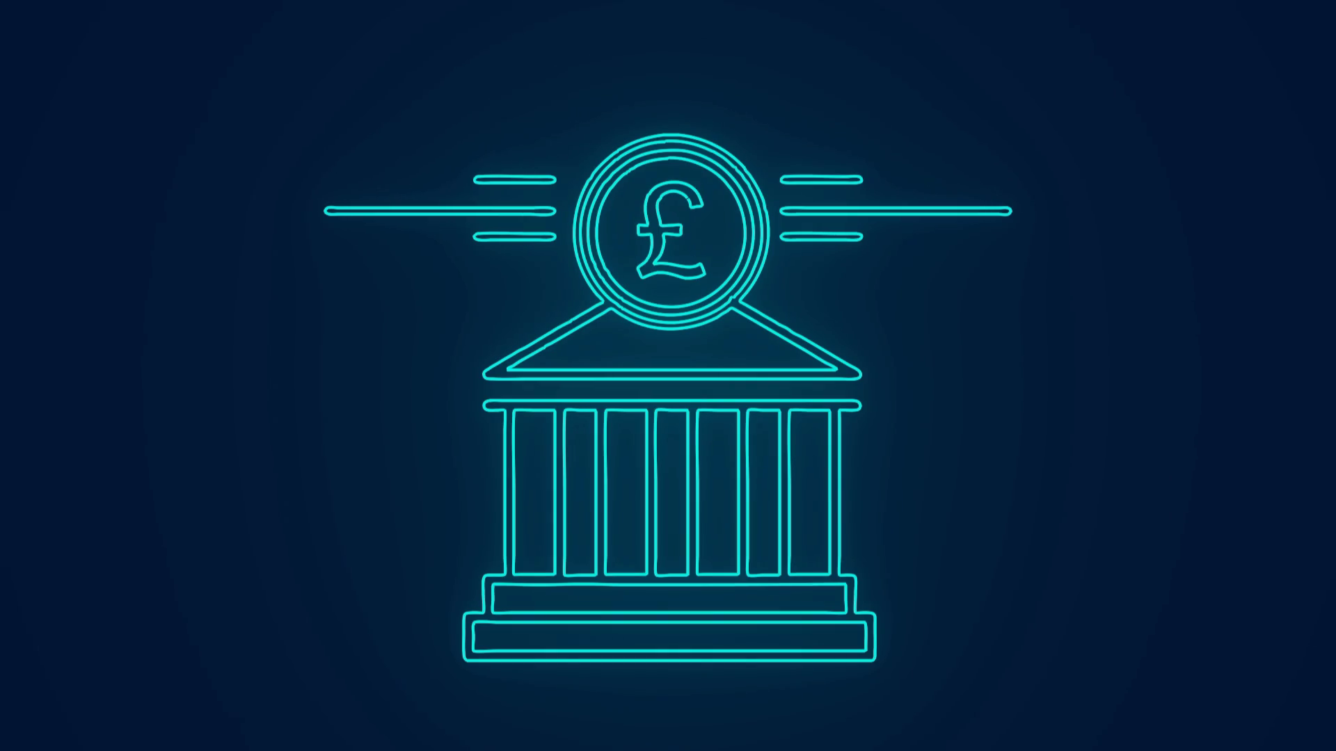 Digital Pound Sterling Bank Electronic Stock Motion Graphics SBV ...